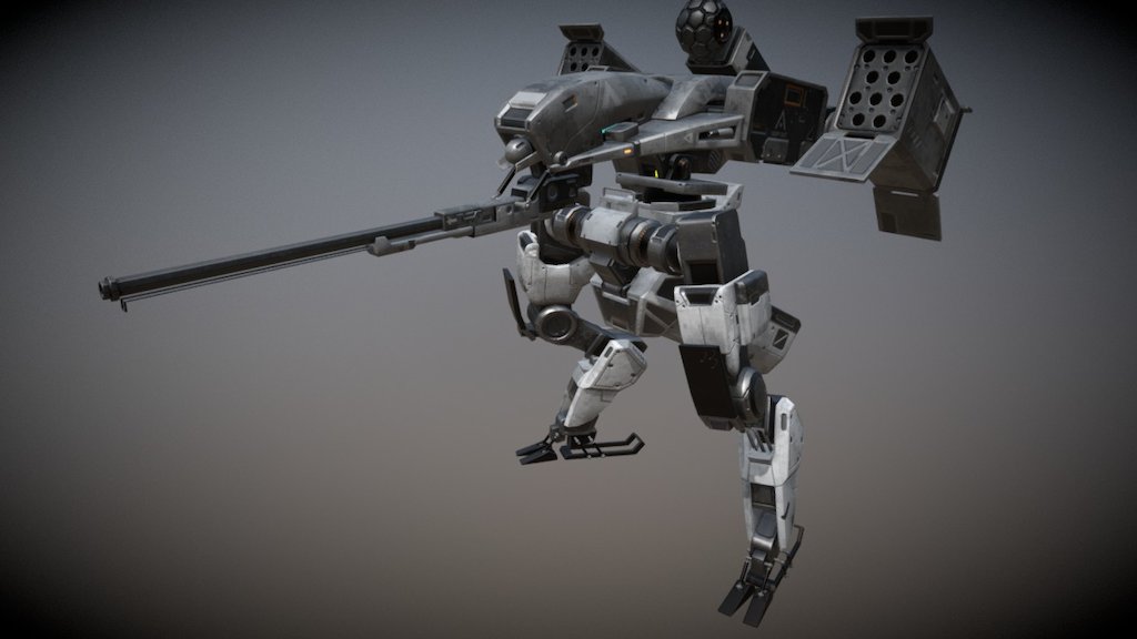 Battle Walker - 3D model by Kobioshi [725300d] - Sketchfab
