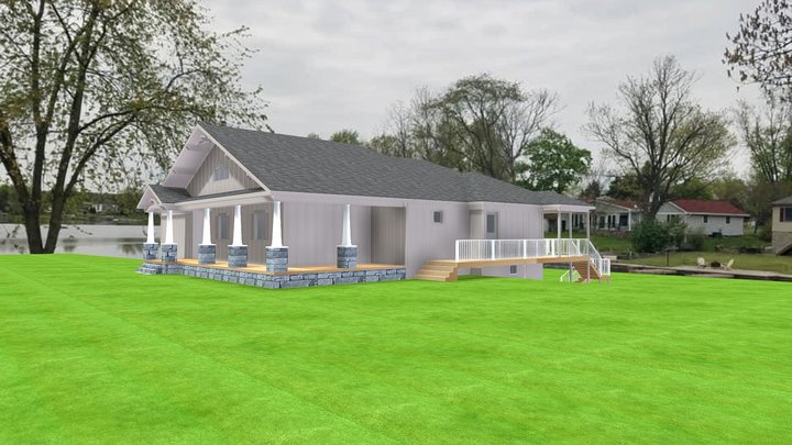 One-story-building 3D models - Sketchfab
