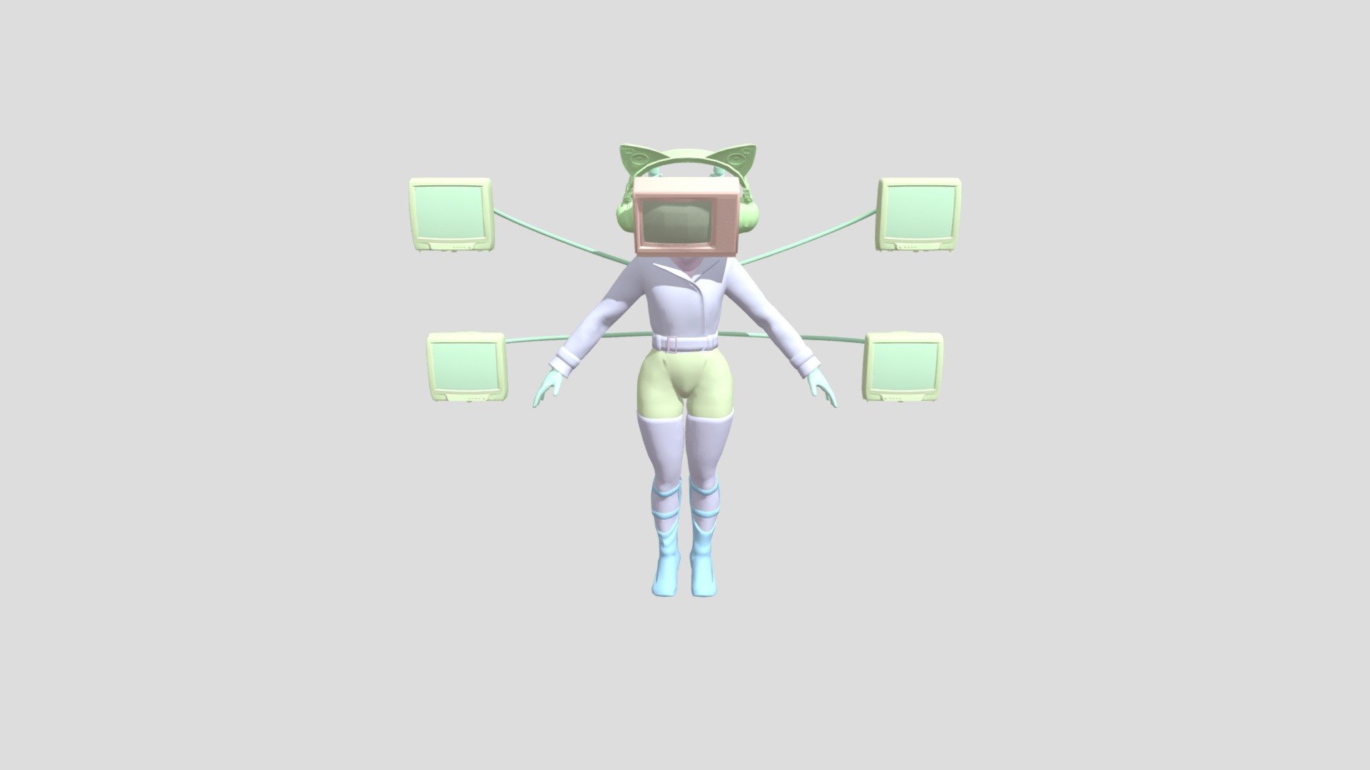 Titan Tvwoman - Download Free 3D model by pameYutube (@fairish.shop ...