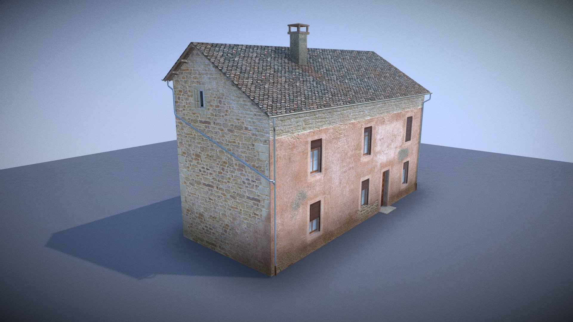 French House - 3D model by ri24 [7256ab6] - Sketchfab