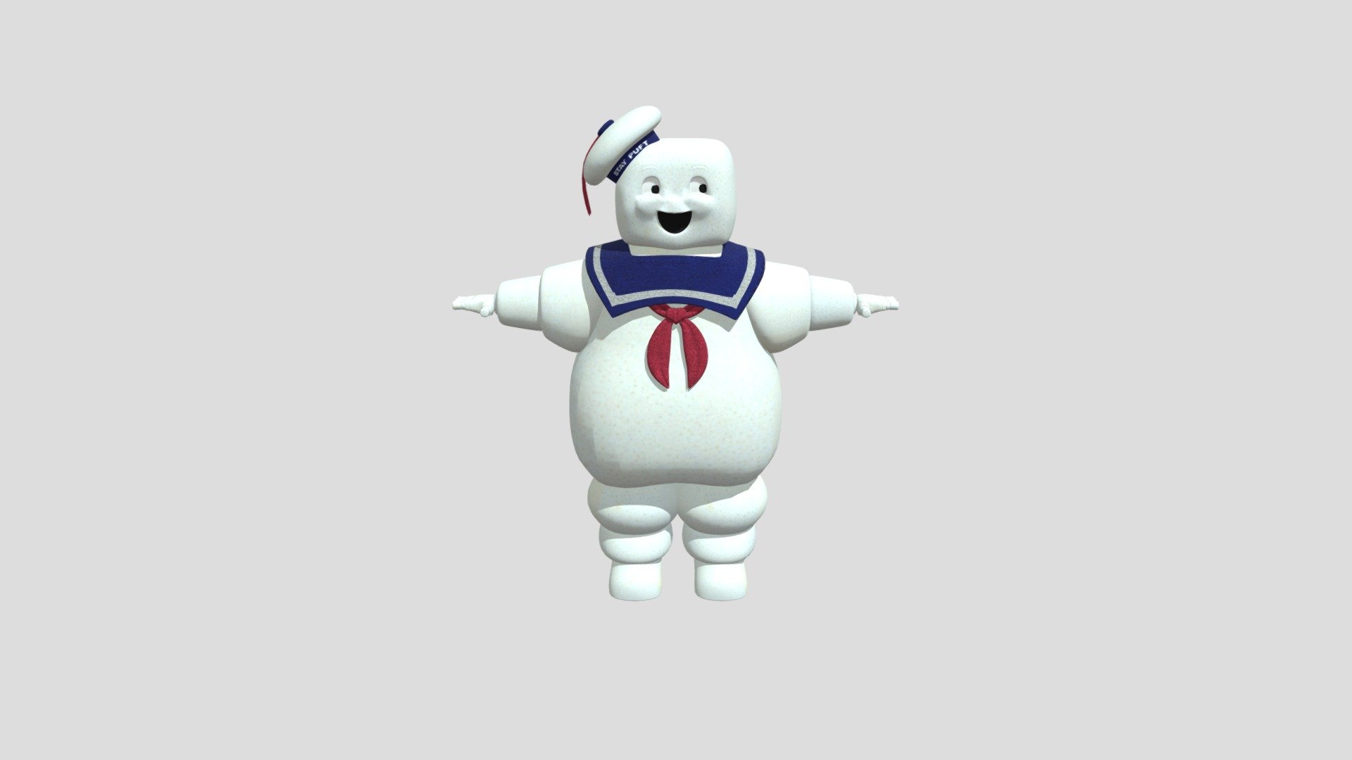 Stay puft marshmallow Man - Download Free 3D model by av33 [7258035 ...
