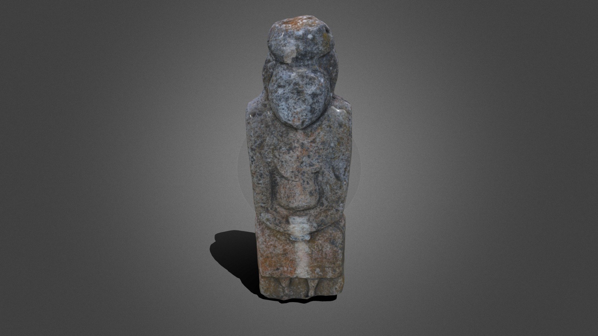 3D MODEL OF AN ANCIENT POLOVTSIAN STATUE - Download Free 3D model by ...