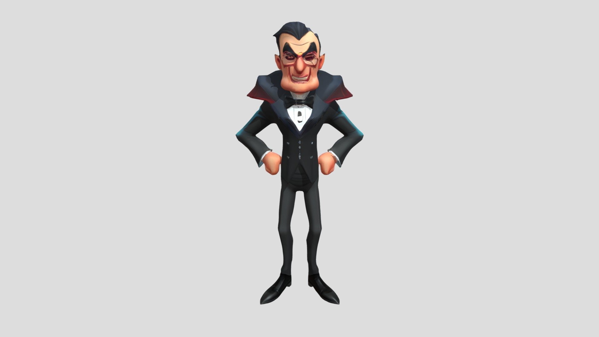 cartoonish vampire character - 3D model by james.m.mclain [7258f1f ...