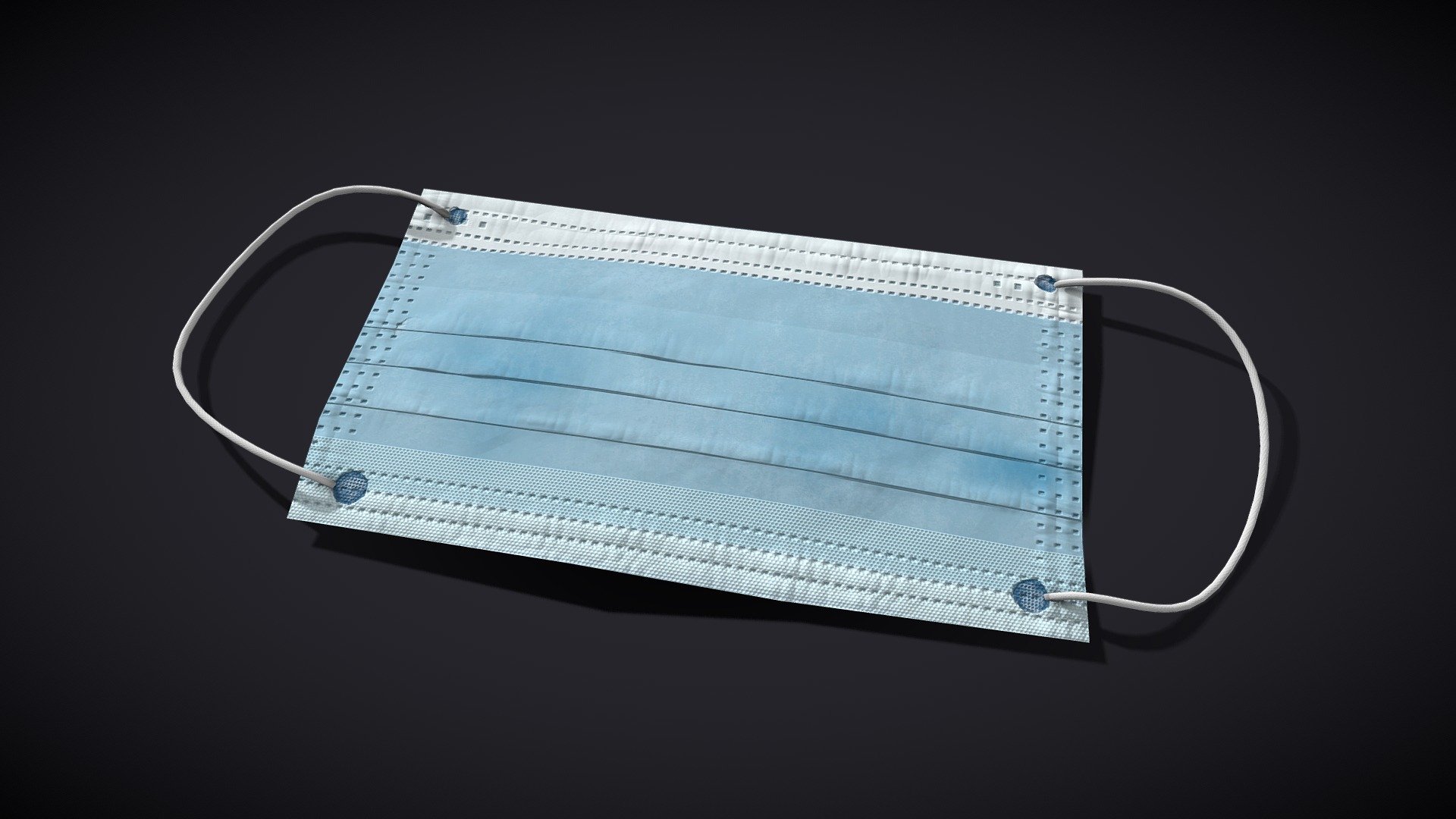 Medical face mask [Props] - 3D model by Ledifen [725a5ae] - Sketchfab
