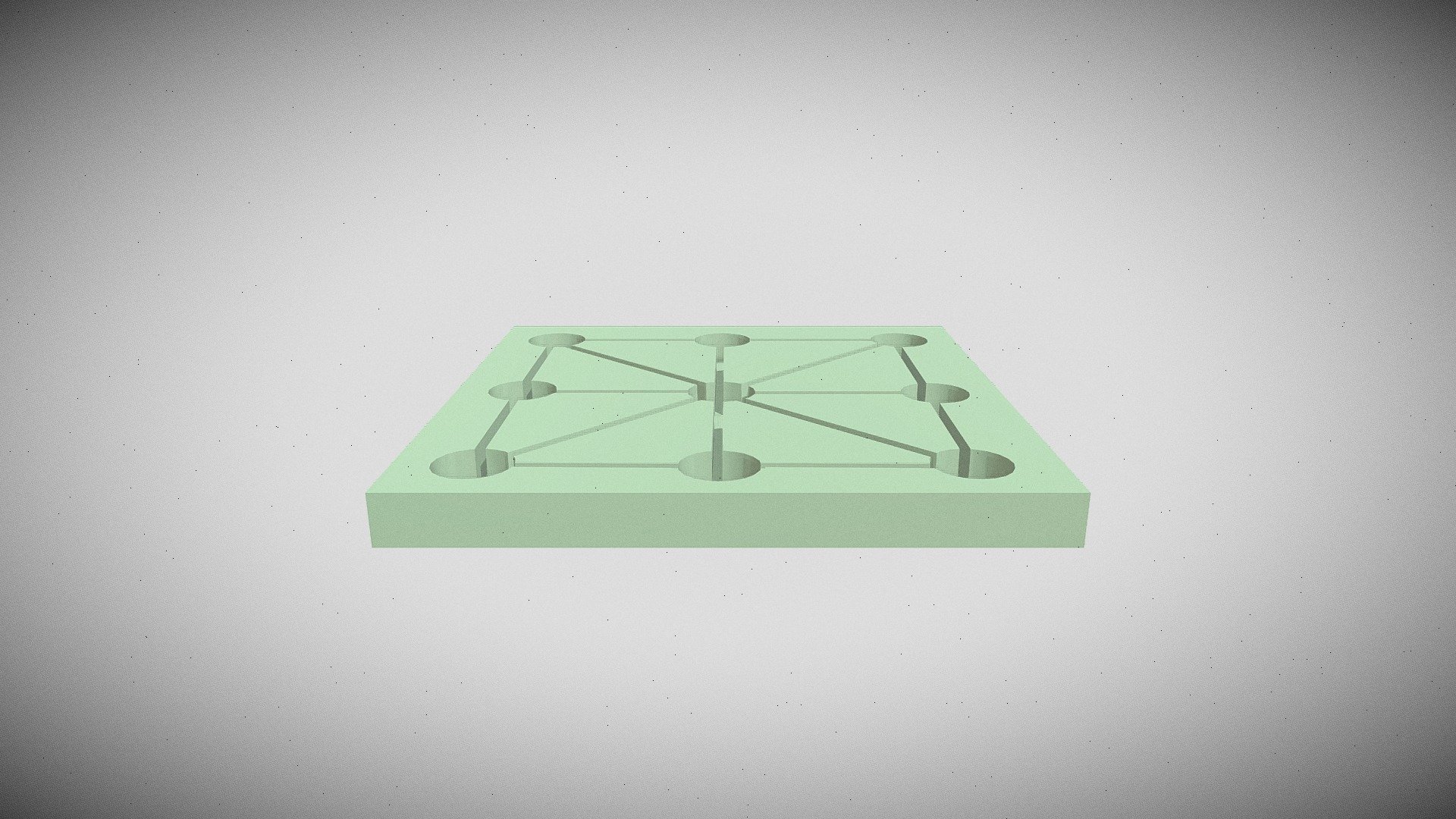 Juegos en la historia Tres en raya romano - 3D model by adrisketfab ...