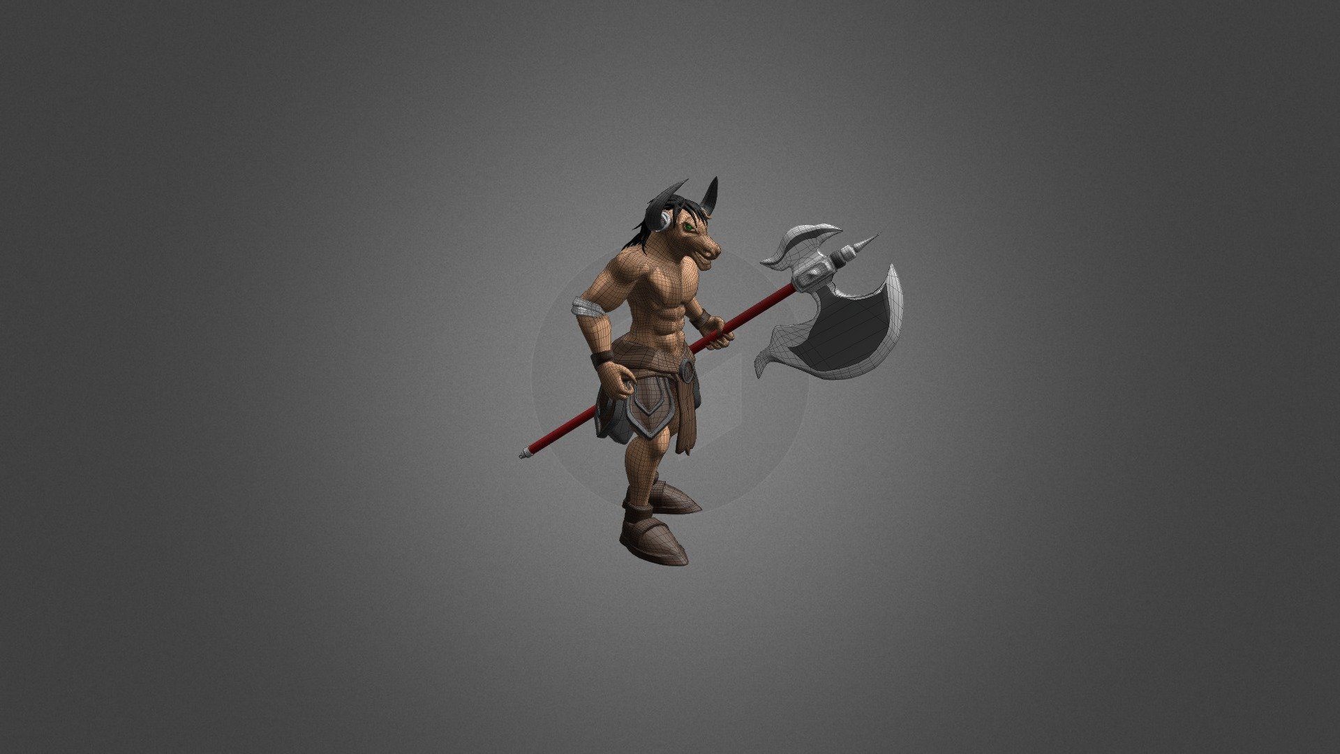 The War Minotaur - Download Free 3D model by FAZ - F Animation Zone ...