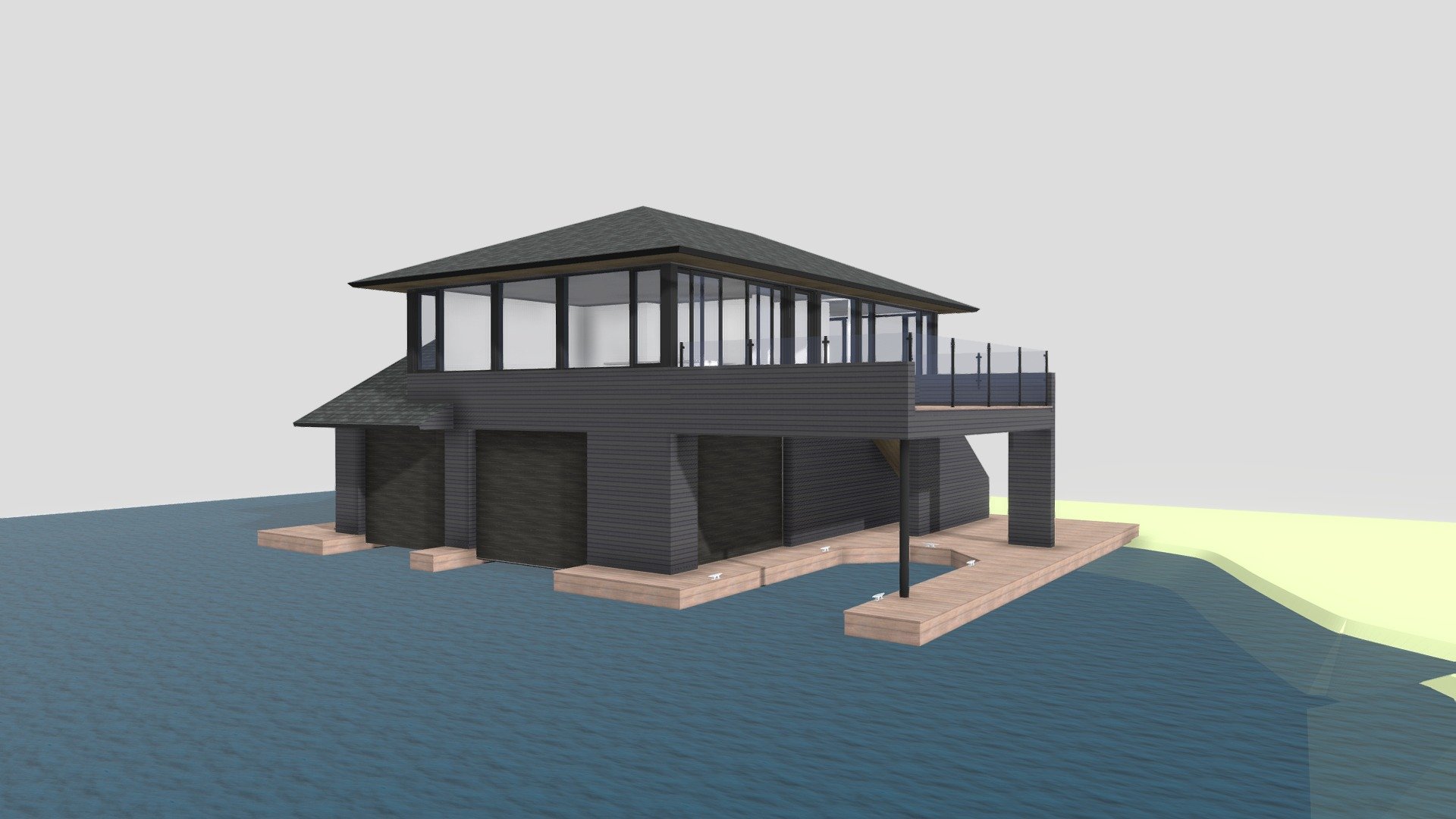 Mazan Boathouse 3D Feb 16th 2023 - 3D model by DpetersGWA [725d0f4] - Sketchfab