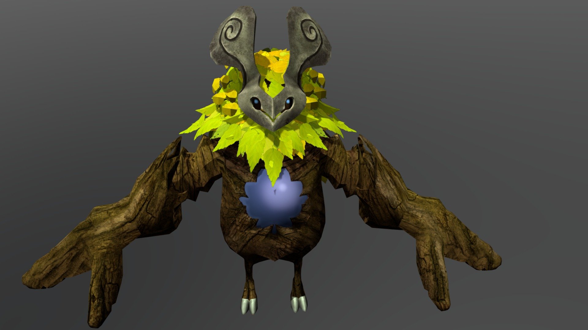 Wood Monster 木頭怪 - 3D model by toymai [725d9b0] - Sketchfab