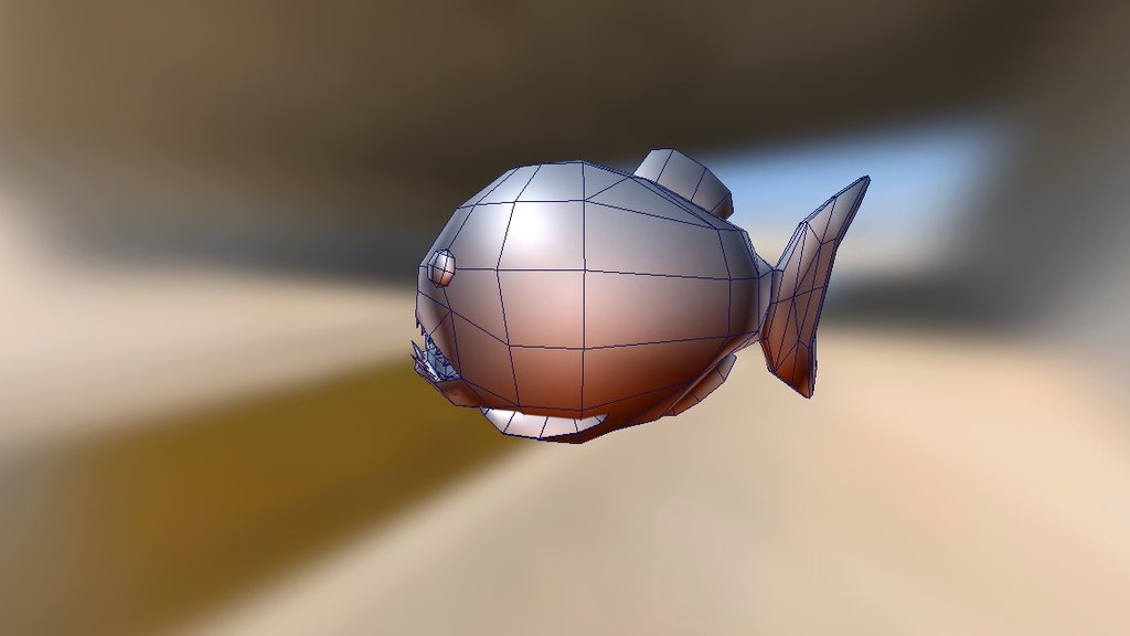 Piranha - 3D model by knubble [725e021] - Sketchfab