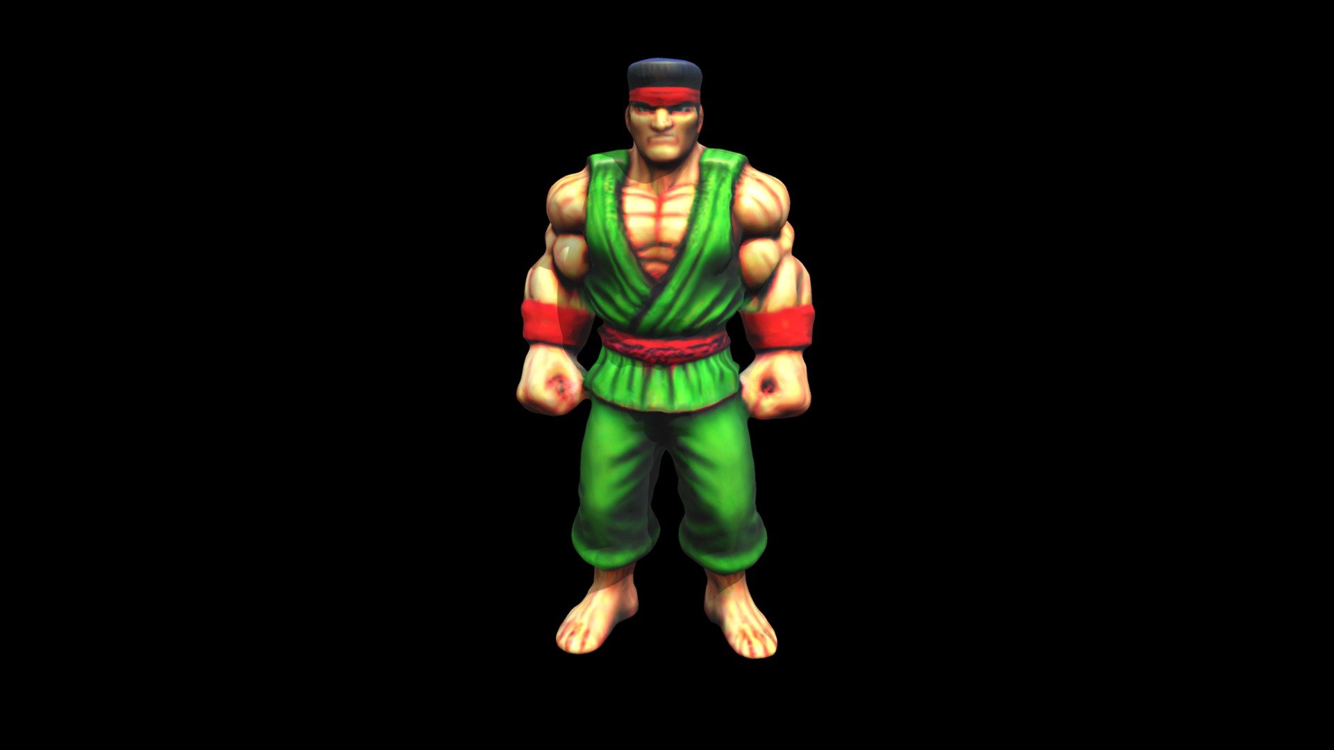 dalsim street fighter game ready by - Download Free 3D model by klrxyz ...