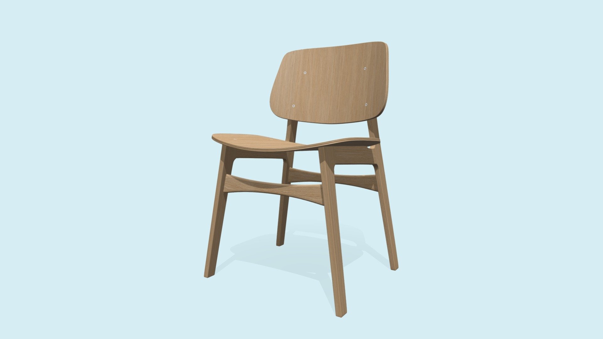 Soborg Chair Model - 3D model by kswart_designs [7260f36] - Sketchfab
