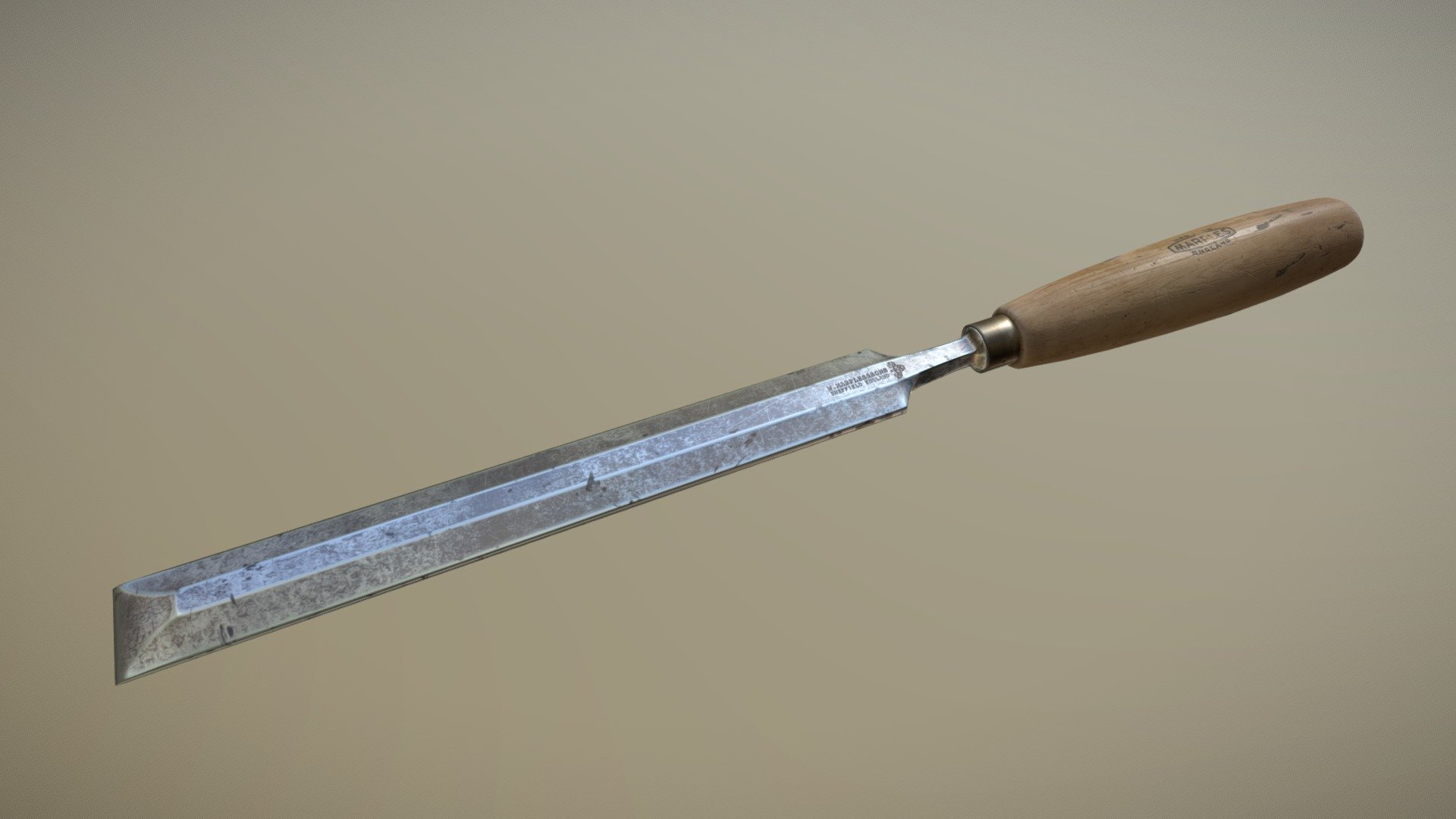 Wm Marples Paring Chisel - 3D model by Missy_May_Cooper [726129f ...