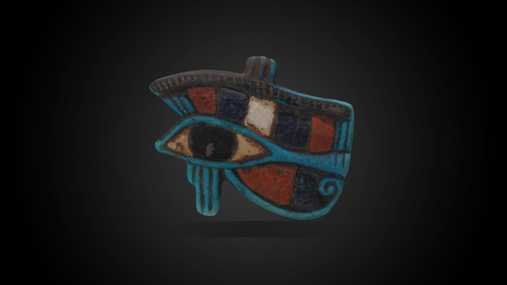 Udjat Eye of Ra, 1297-1185 BCE - with MTL file - Download Free 3D model ...