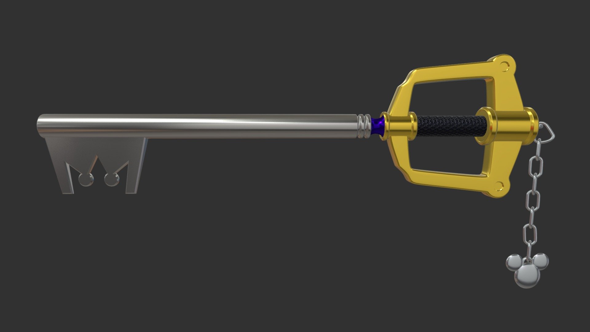 Sora's Kingdom Key - 3D model by arnart204 [726390d] - Sketchfab