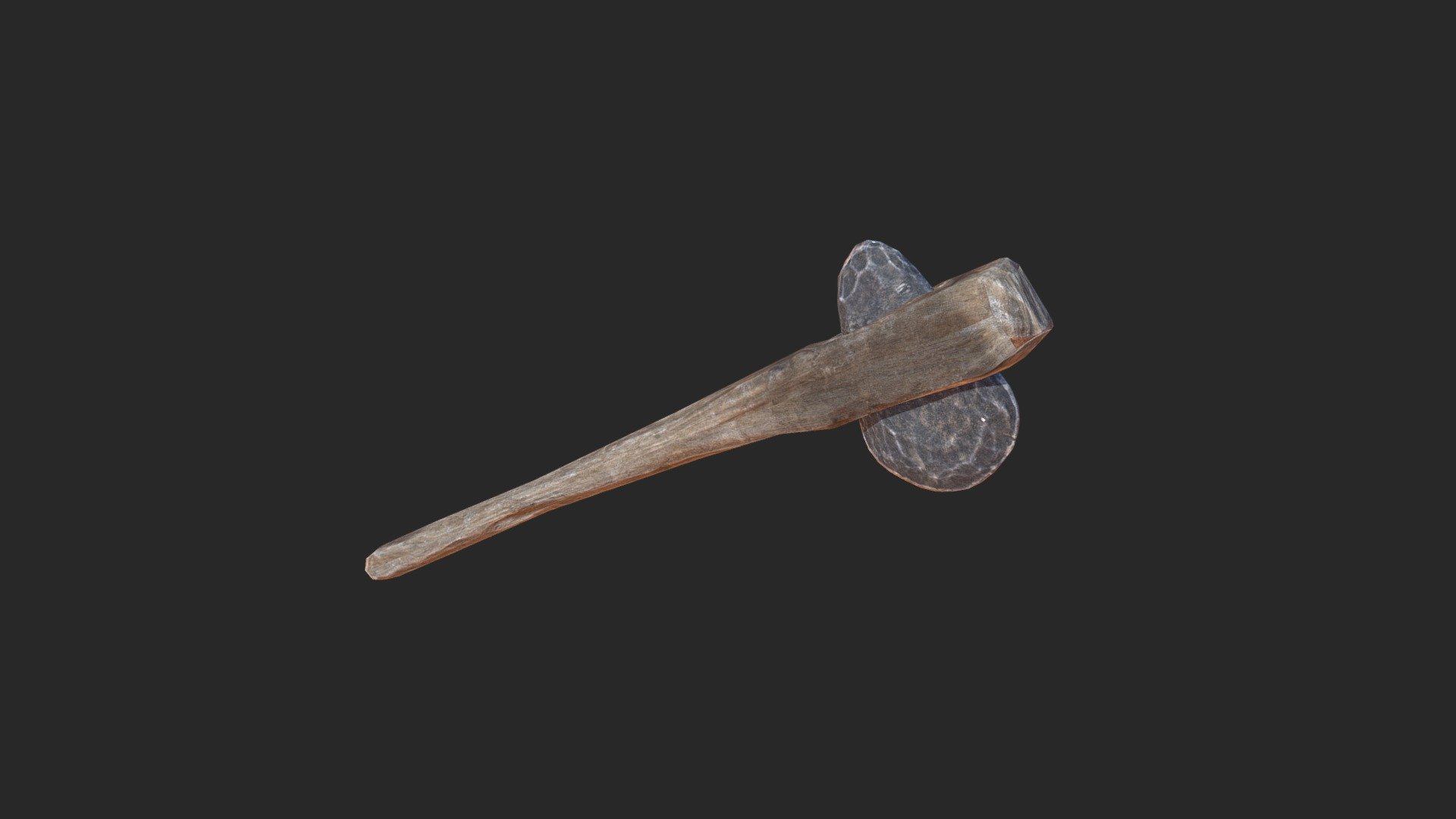 Primitive Axe - 3D model by Michał Zomerski (@michaelangelo666 ...