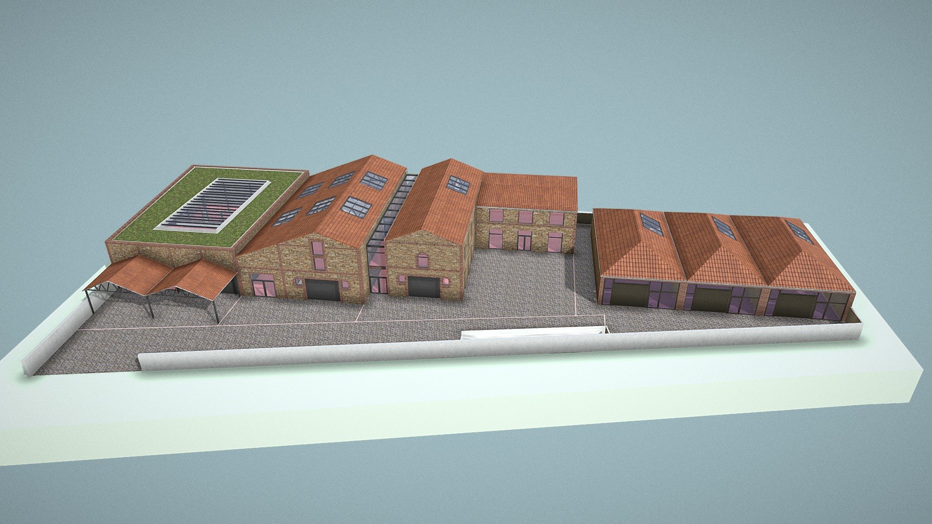 PANTIN - Les Ateliers - LOTS - 3D model by QILIN Company (@MARIEBEY ...
