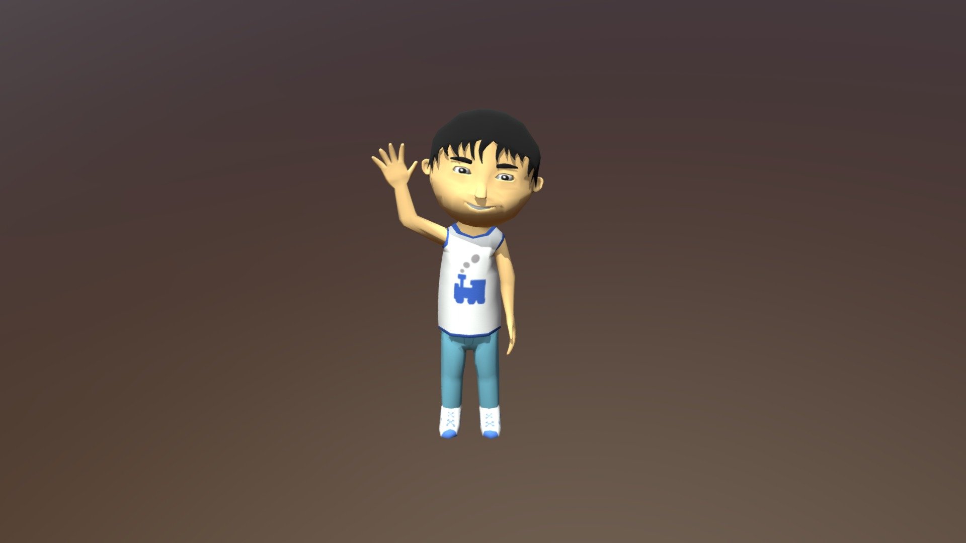 Buddy One Hand Up Pose - 3D model by camcouto [7264b7c] - Sketchfab