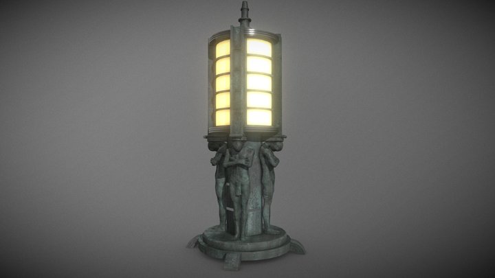 Vintage-lamp 3D models - Sketchfab