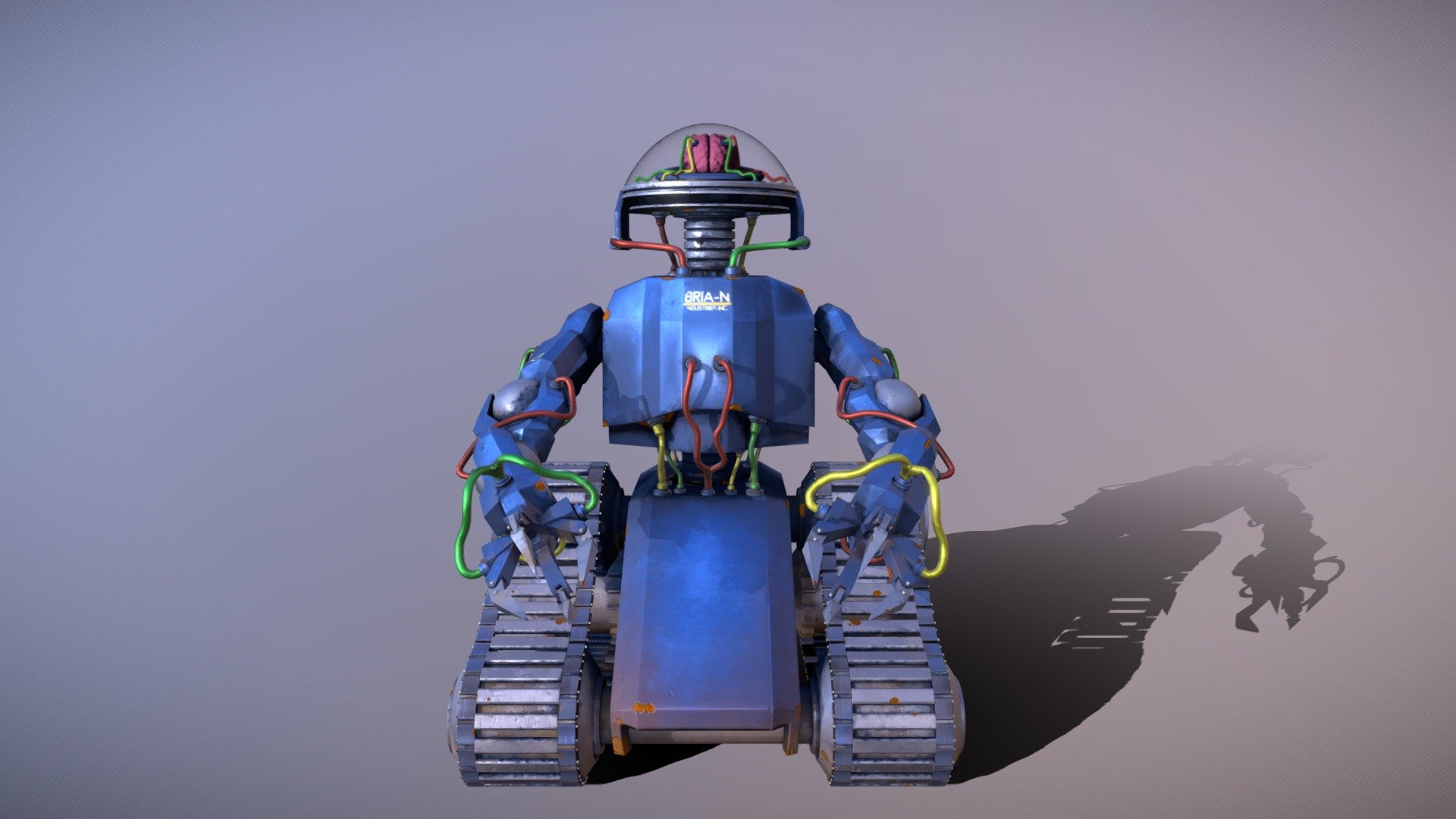 Robot Textured Stylized - 3D model by greengrape [7265900] - Sketchfab