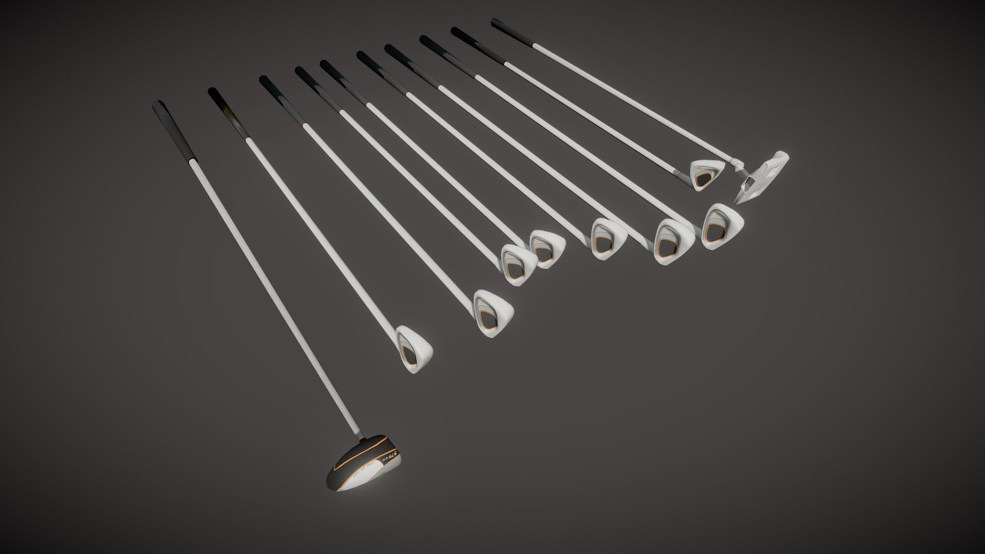 Golf Club Set - Buy Royalty Free 3D model by tosbin [726616f ...