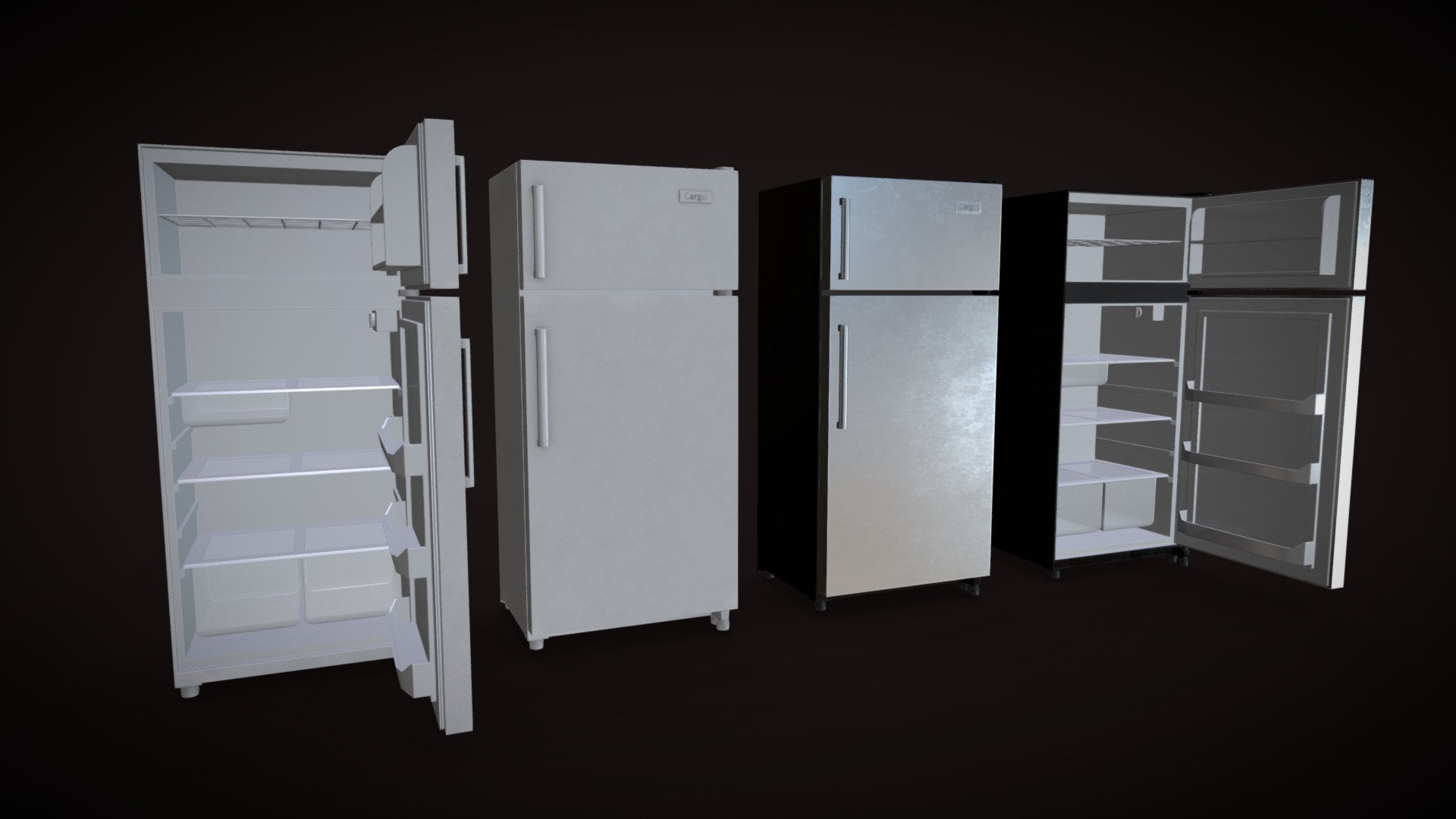 Refrigerator - Buy Royalty Free 3D model by Caxtor [7268e8e ...