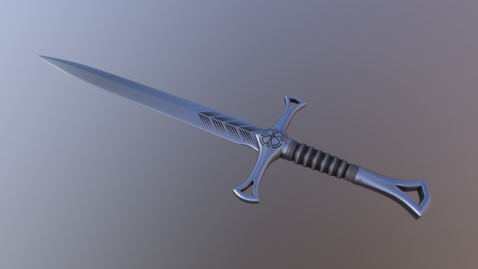 Fantasy Sword High Poly - 3D model by Cornelii [726b3a1] - Sketchfab