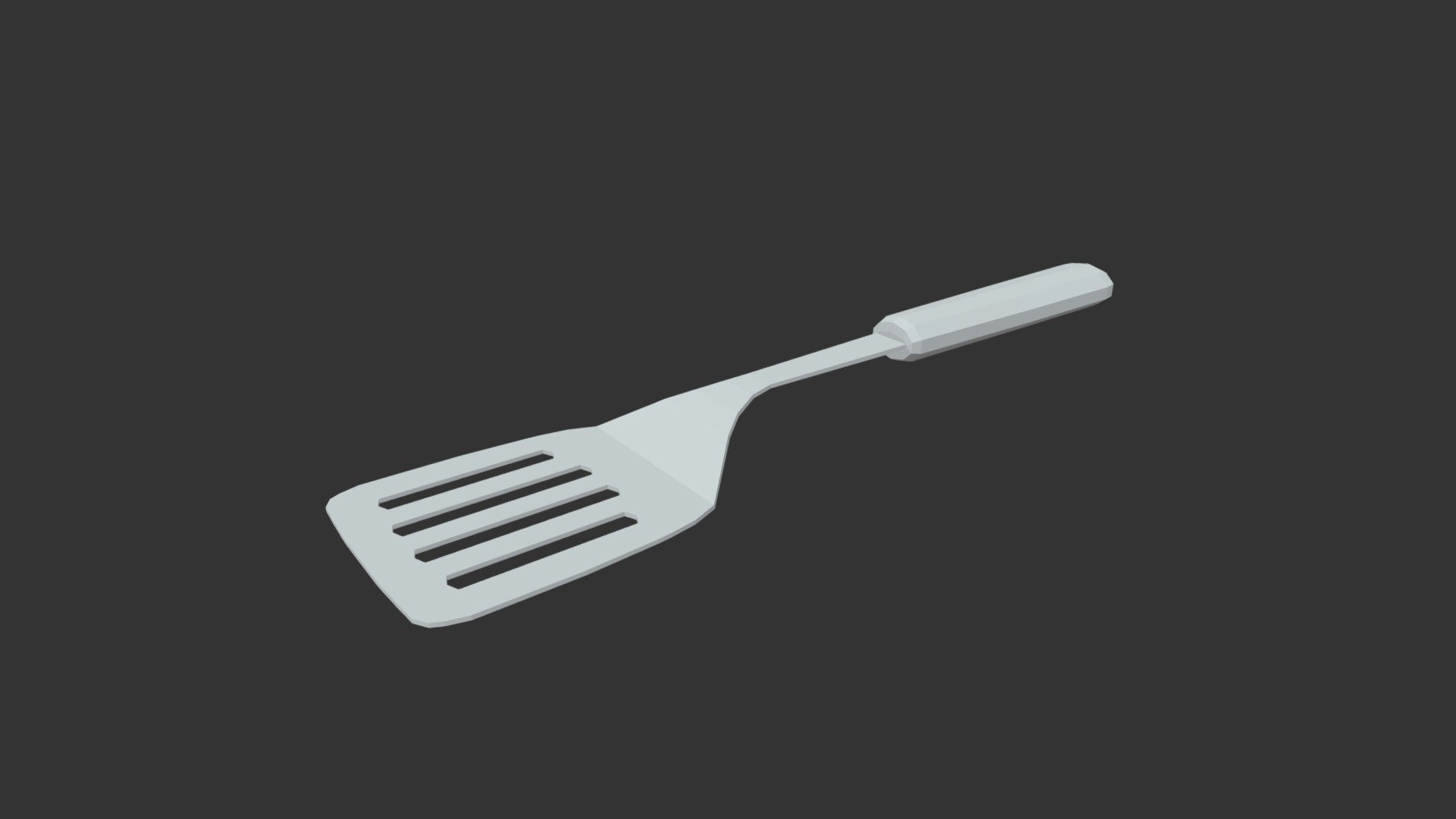 Low Poly Cartoon Kitchen Spatula - Buy Royalty Free 3D model by ...