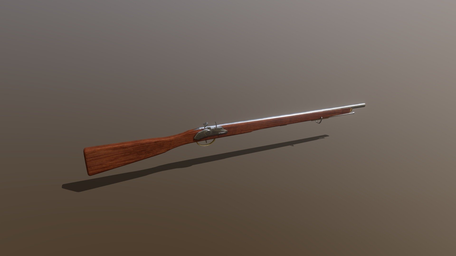 17th century Brown Bess Musket - 3D model by Josh3Dmodels (@josh3Dmodel ...