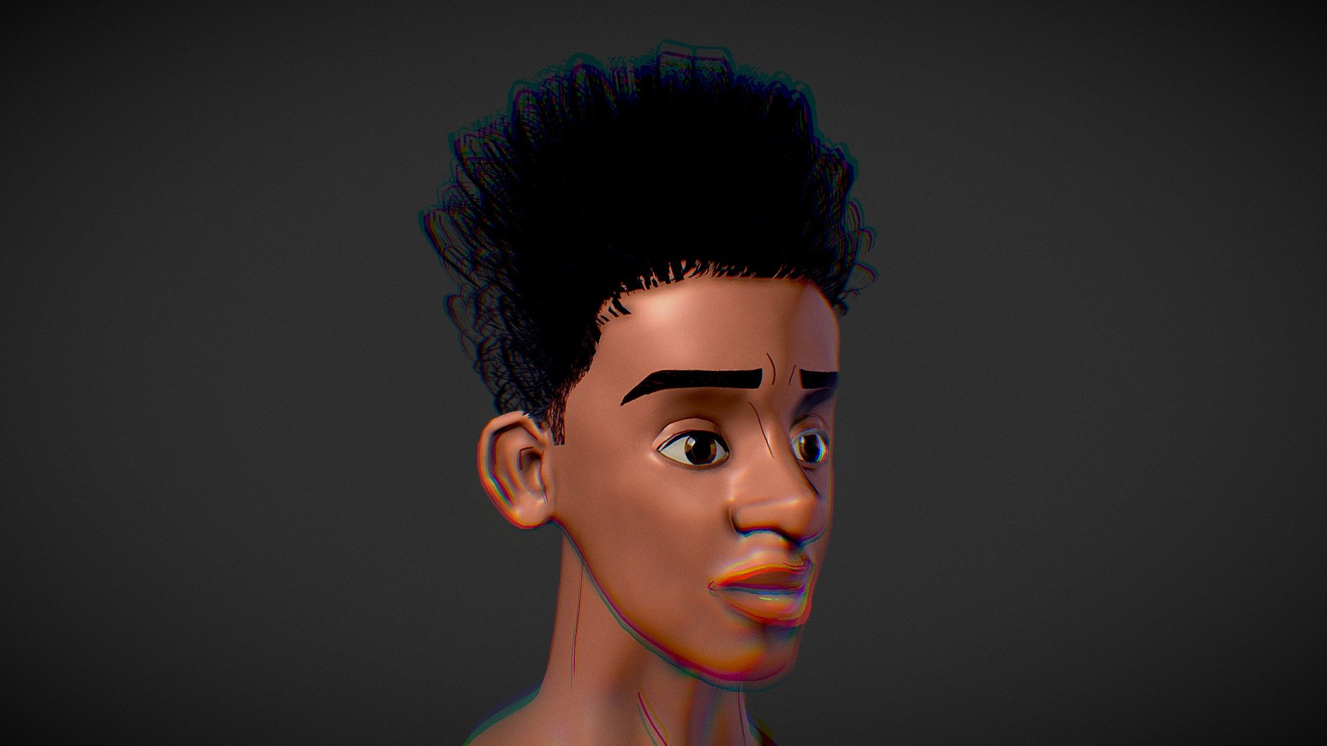 Miles Morales Bust - 3D model by jdiab1207 [726db11] - Sketchfab
