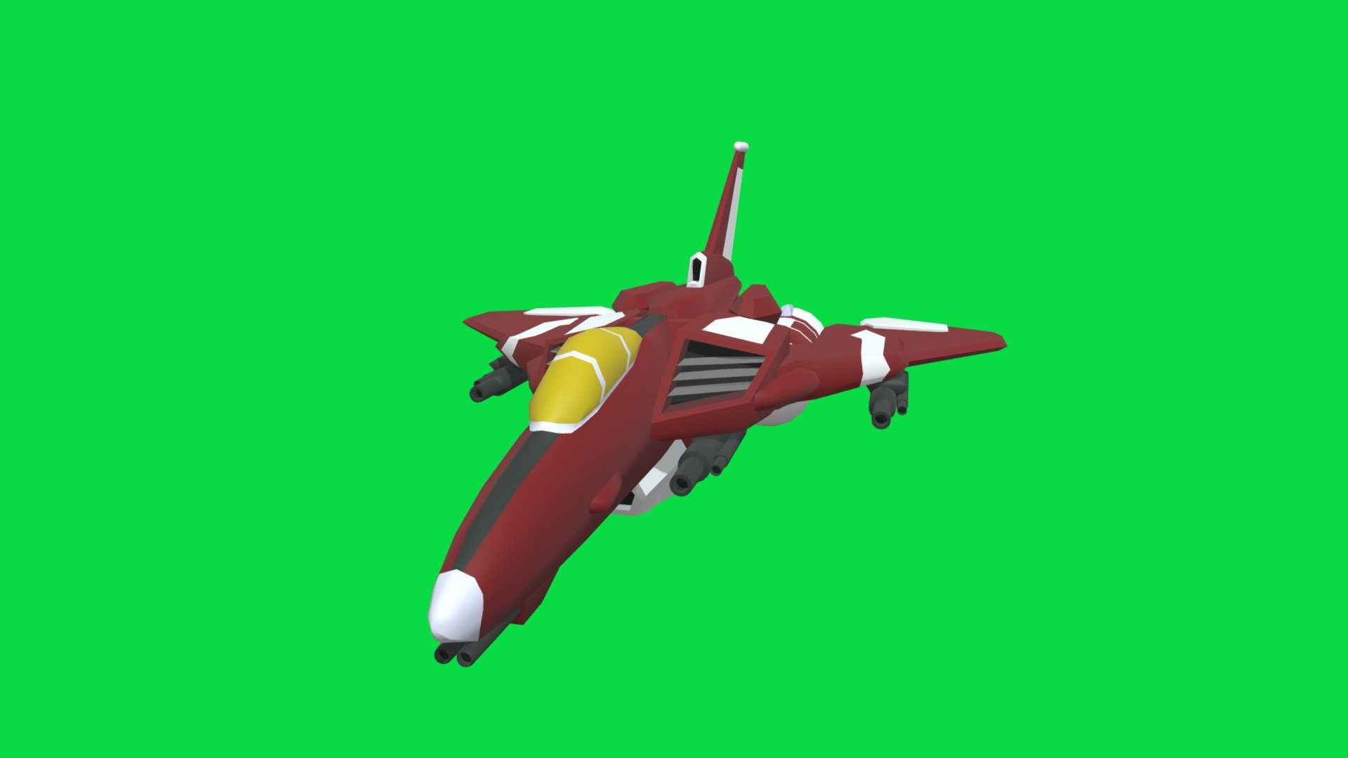 Fighting Thunder ME-02 (Red) - Download Free 3D model by rosyidarif198 ...