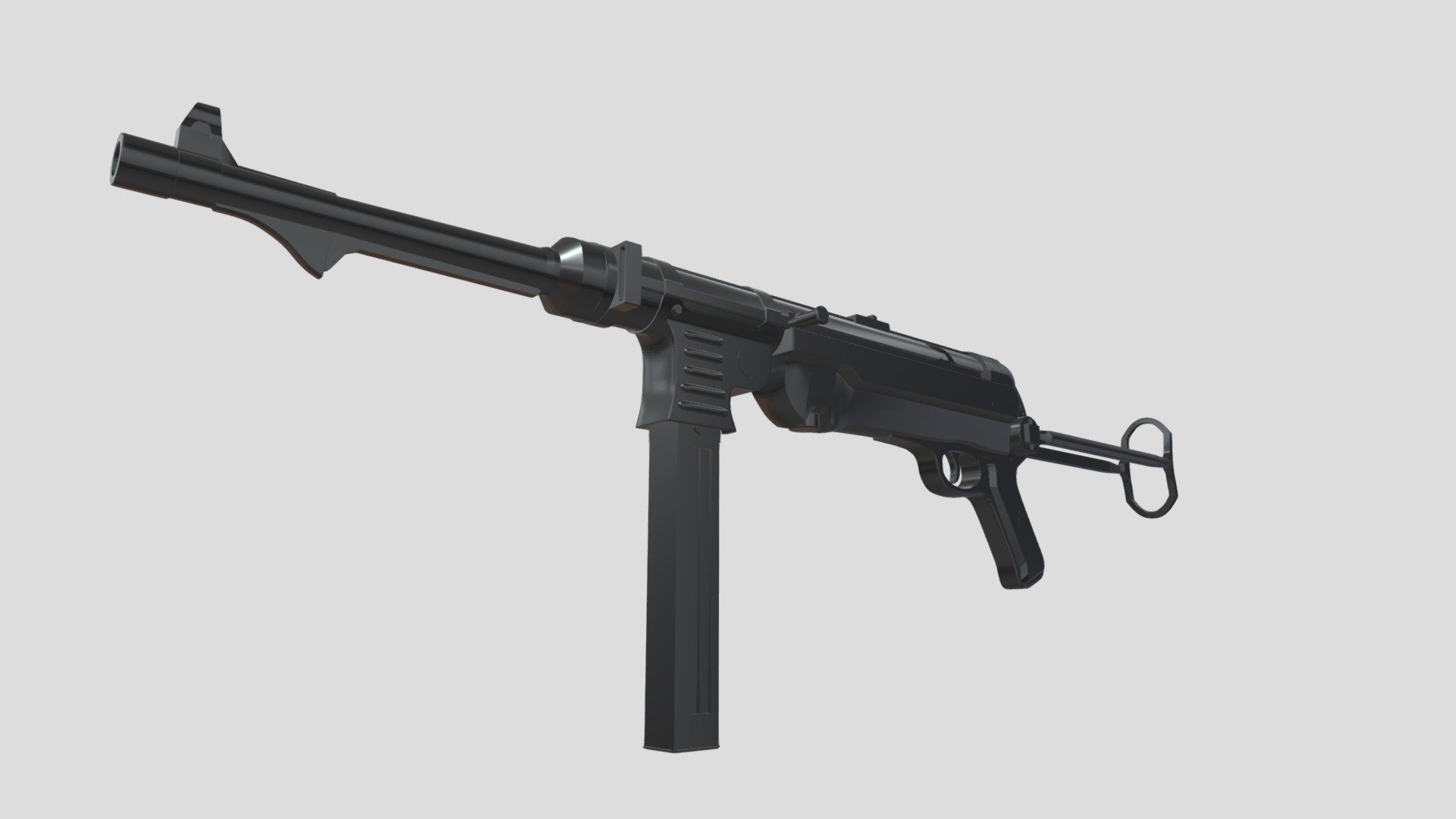 MP40 Black - 3D model by adibrahmasta (@adi.v2) [726f89d] - Sketchfab