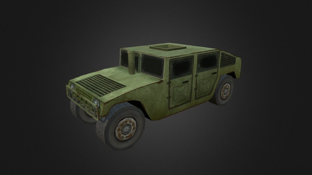 LowPoly Humvee - 3D model by ritu537 [72704e8] - Sketchfab