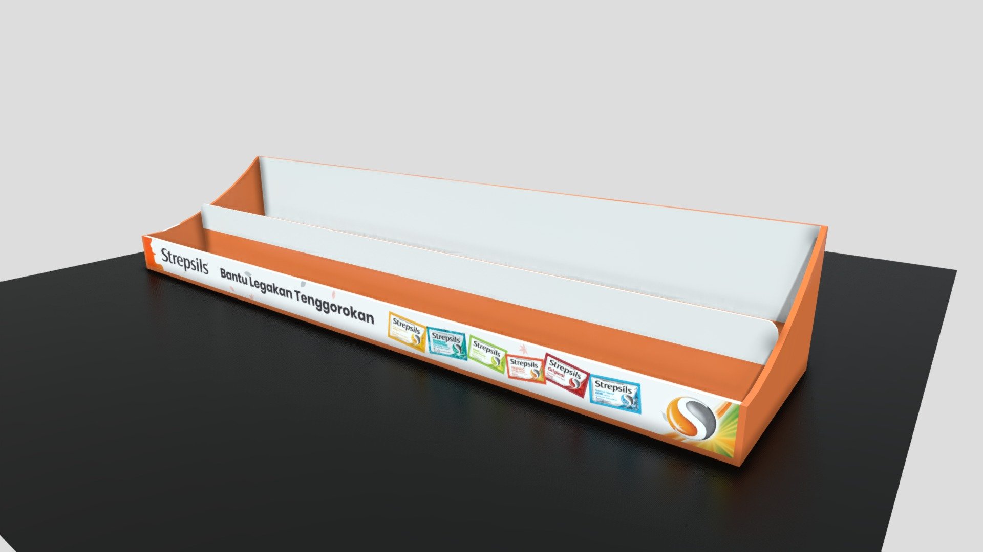 Strepsils Tray Panjang - 66x11x16 Versi 2 - Download Free 3D model by ...