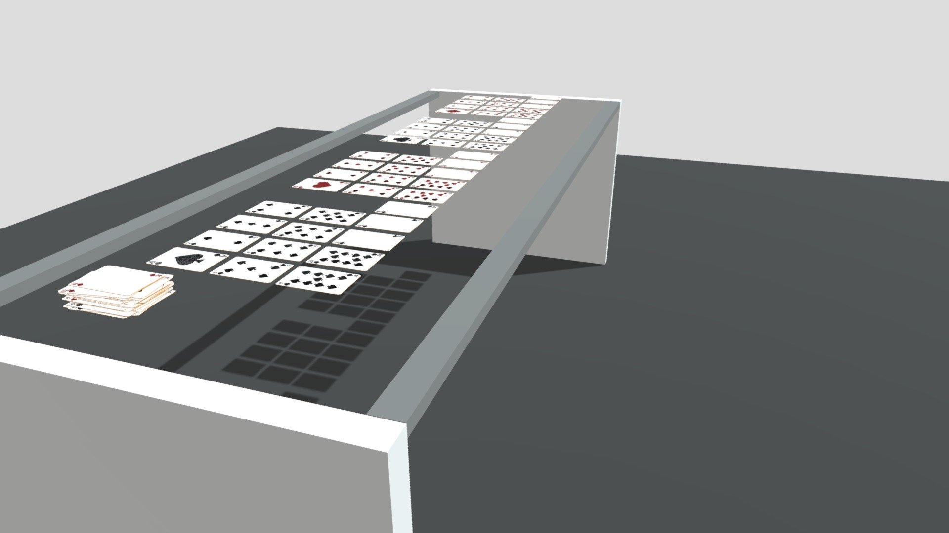 Deck of Cards, Layout and Stacked - Download Free 3D model by ...