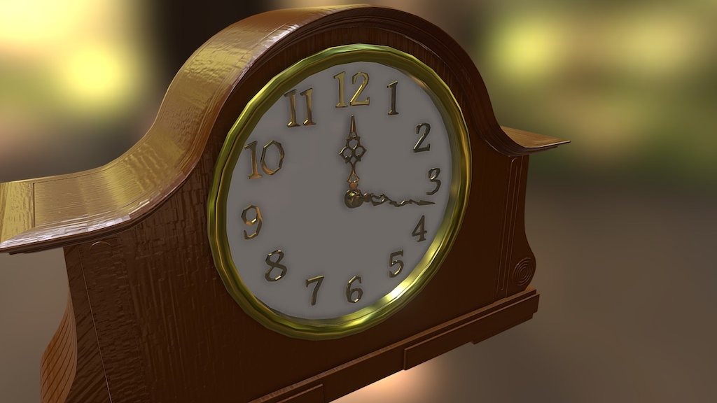 Clock - 3D model by MorandaMedia [7273491] - Sketchfab
