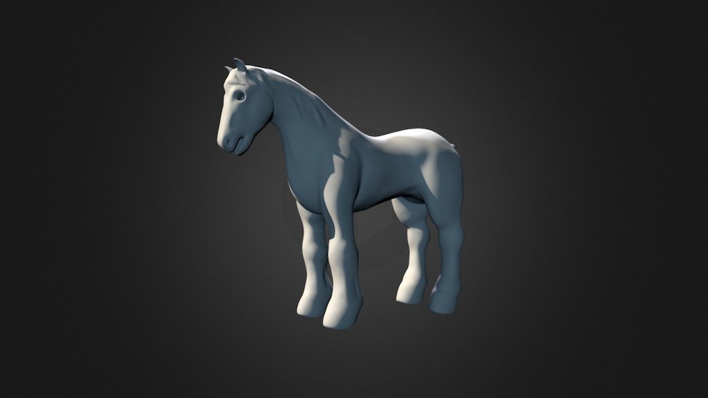 Draft Horse - High Res - 3D model by Garrett McKenney (@Eliwood10 ...
