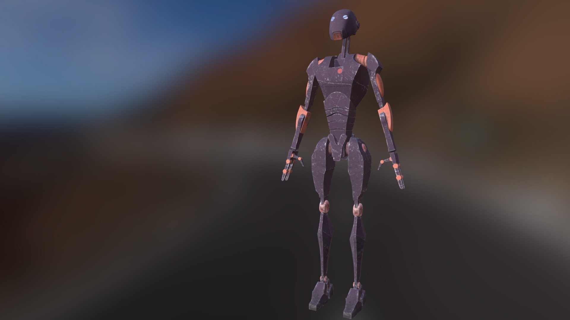 BX Series Battle Droid from Star Wars - 3D model by Sergio (@slemus7390 ...