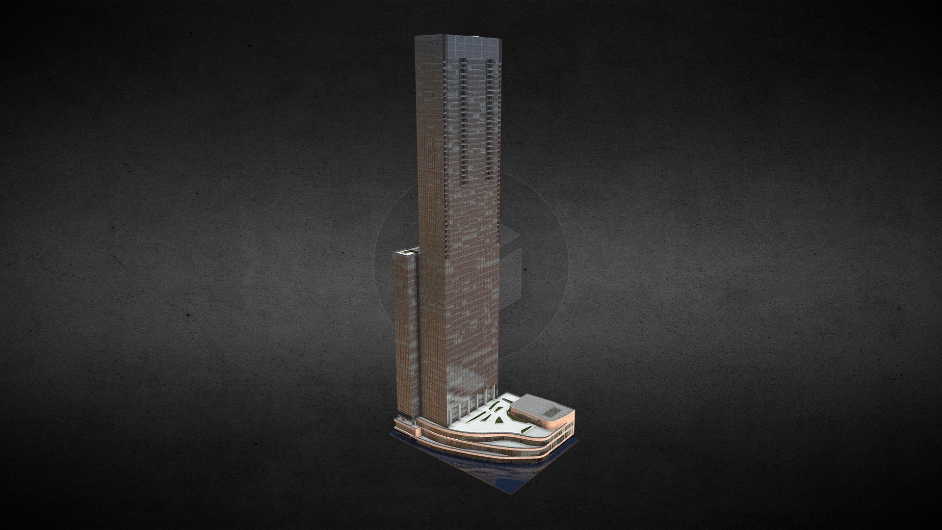Stantec Tower - Edmonton (Canada) - Buy Royalty Free 3D model by luminou_CS (@luminou) [72776d4 ...