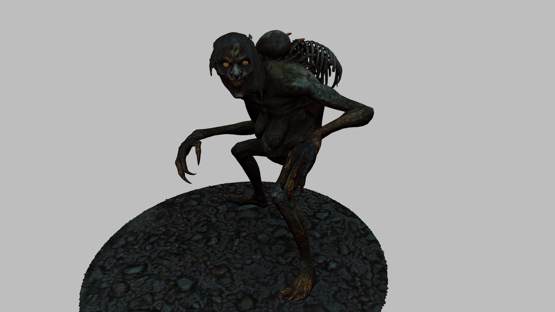 Witcher - Grave Hag - 3D model by chwiejak [727857d] - Sketchfab