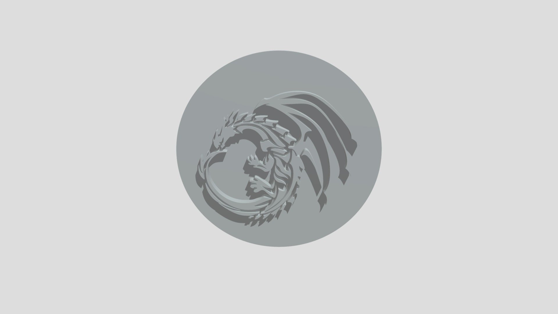 Dragon Medallion V4 - Download Free 3D model by John (@Jscudi67 ...