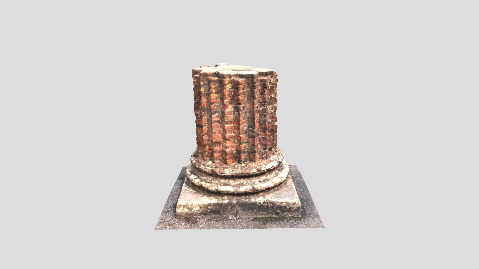 Pompeii Column Base Scan - Download Free 3D model by D86 (@maxsoldatkin ...
