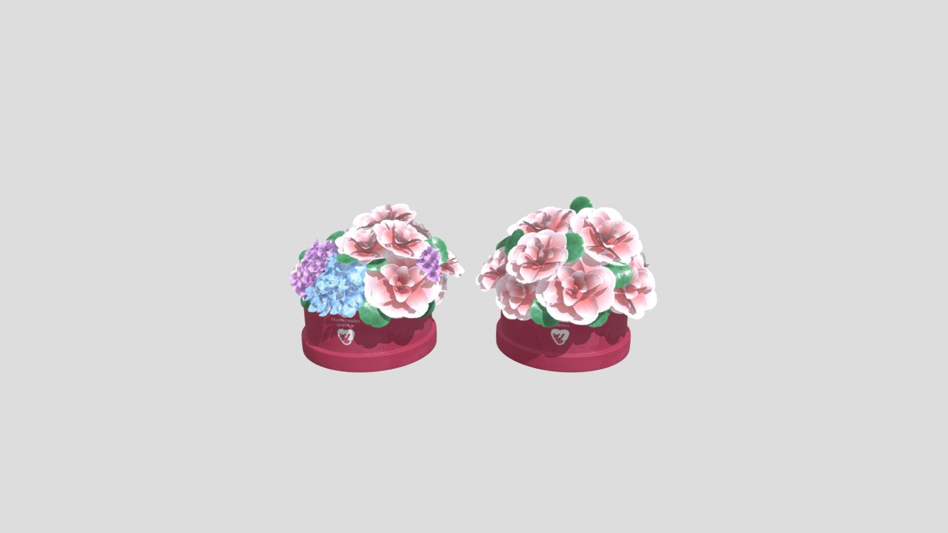 Flowers stylized - Download Free 3D model by dendromery [727b555 ...