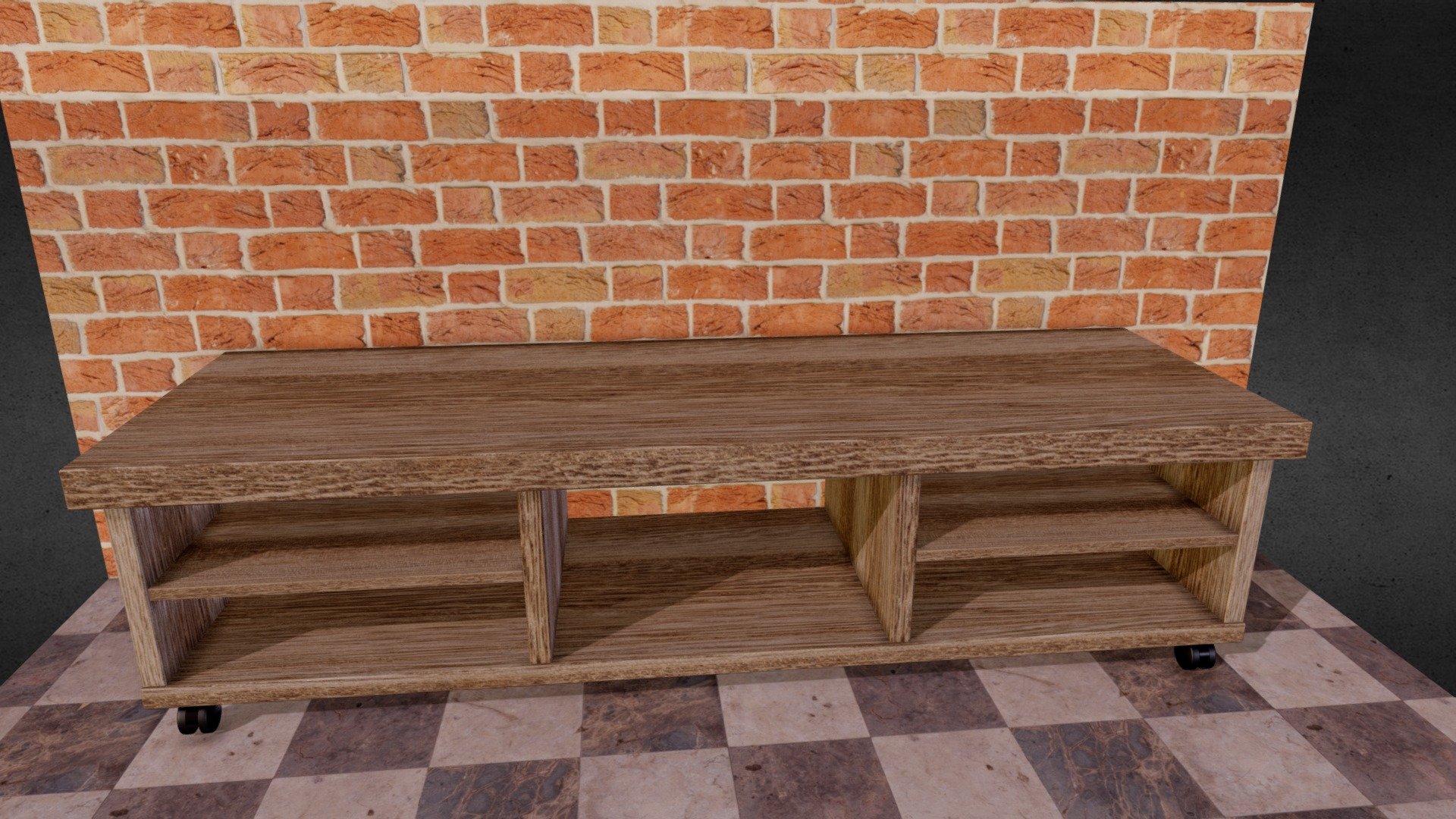 TV Table - 3D model by Symbiote [727b9c8] - Sketchfab