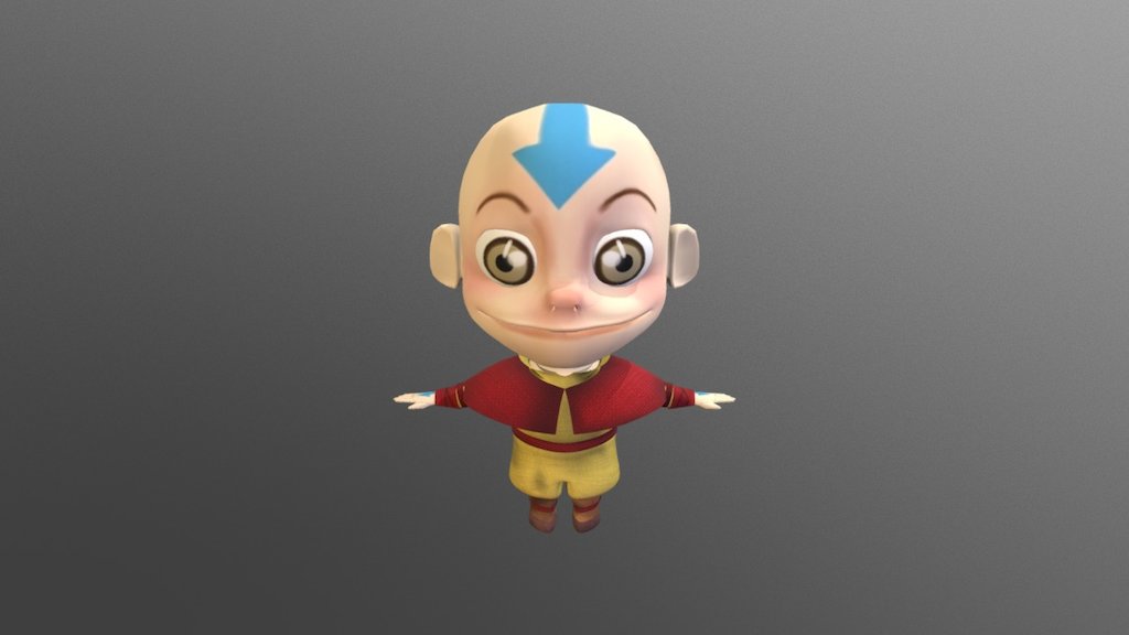 Avatar Aang - 3D model by jouycey [727beae] - Sketchfab