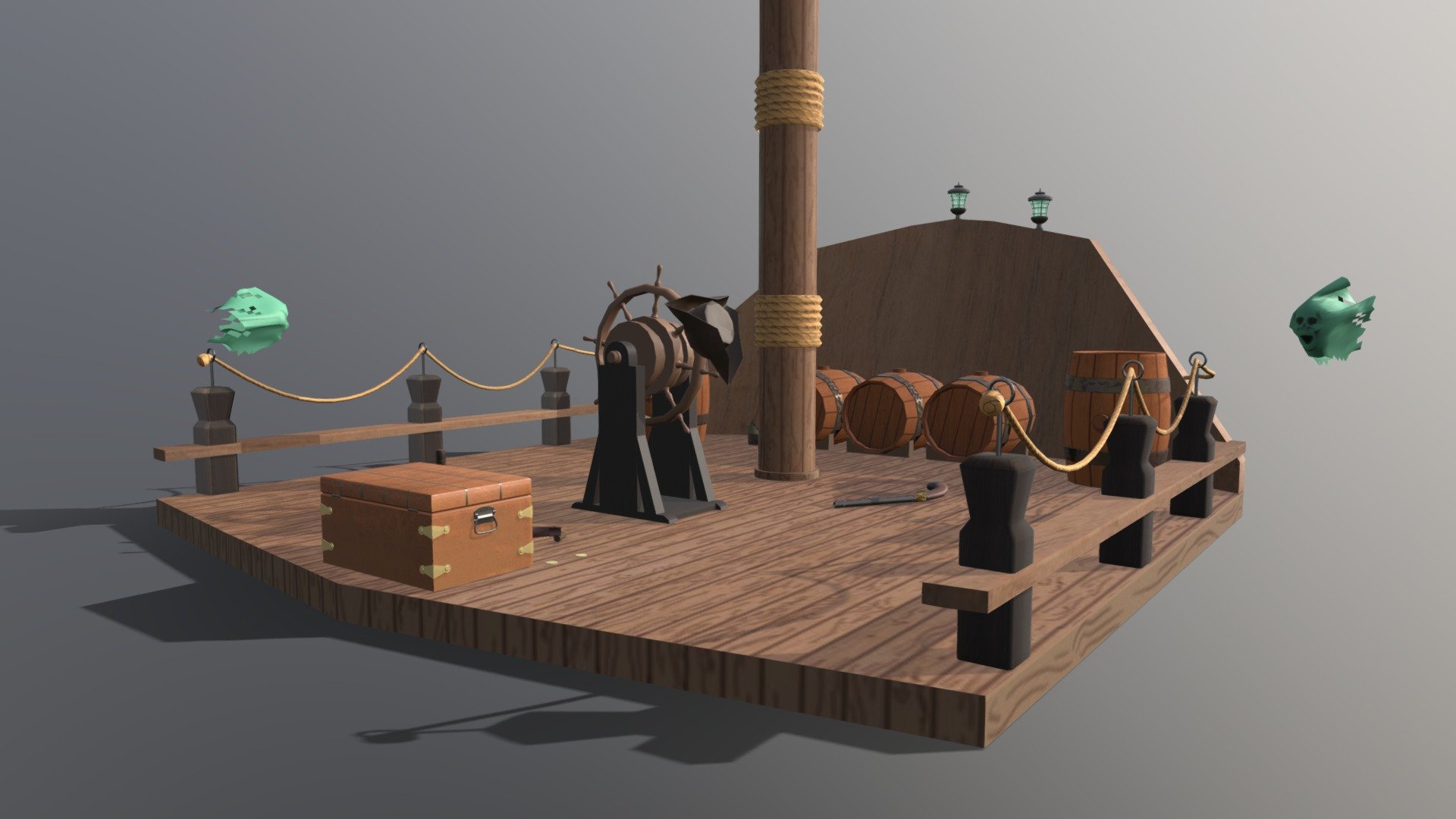 Ghost Ship - 3D model by TweedG [727d849] - Sketchfab