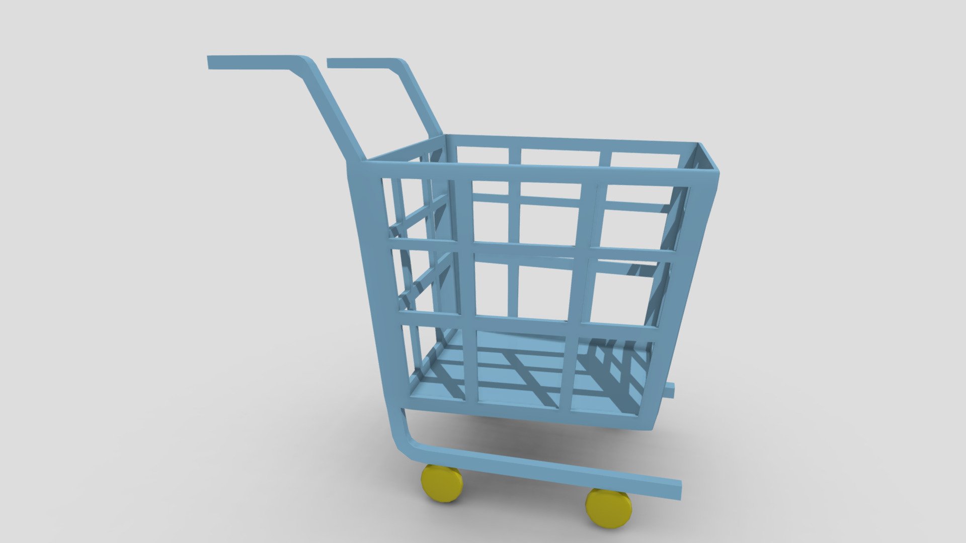Stylized Shopping Trolley Cart - Buy Royalty Free 3D model by 3dia ...