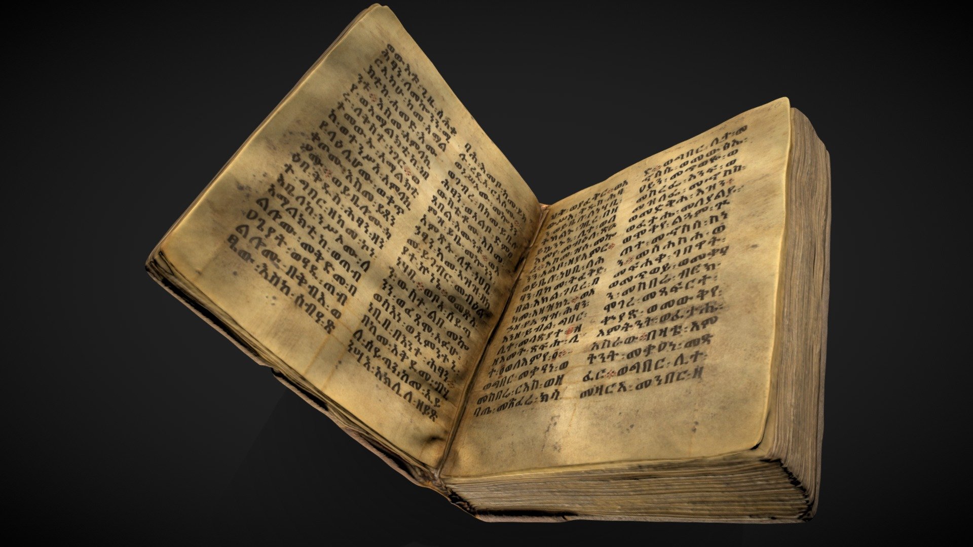 Manuscript MS210 folios 9-10 - 3D model by Xavier Aure (@Textured ...