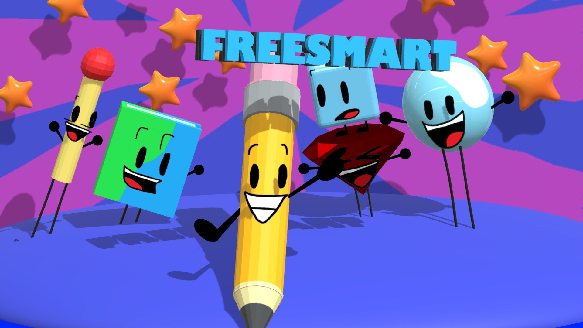 Freesmarts Team - BFDIA - Download Free 3D model by TheLogoAni65092 ...