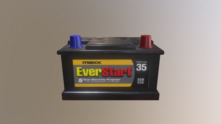 Battery 3D models - Sketchfab