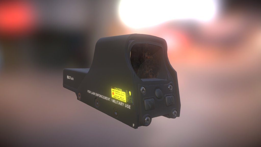 EOtech - 3D model by Robert Allsopp (@robertallsopp) [7287845] - Sketchfab